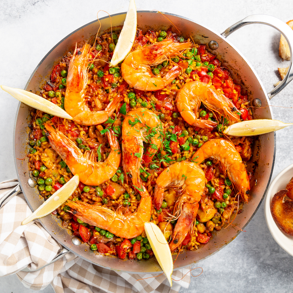 Chicken and Prawn Paella | Recipe