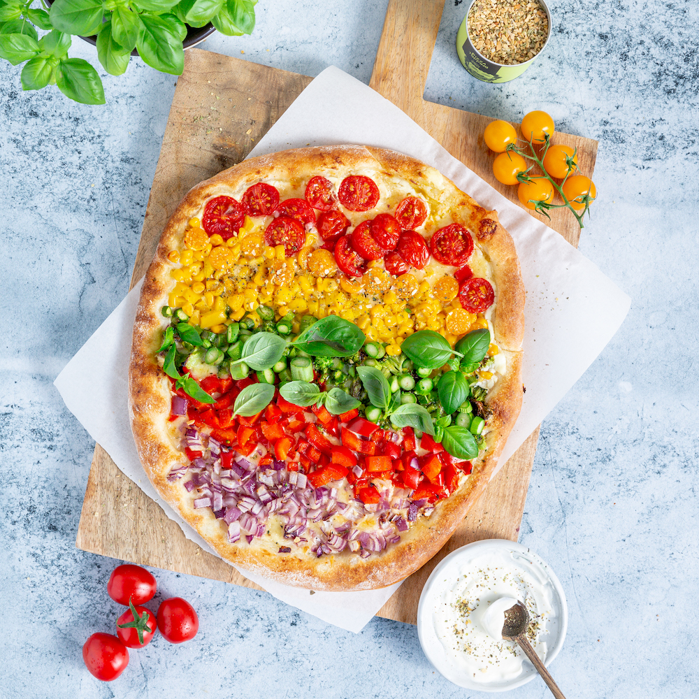 Rainbow Pizza | Recipe
