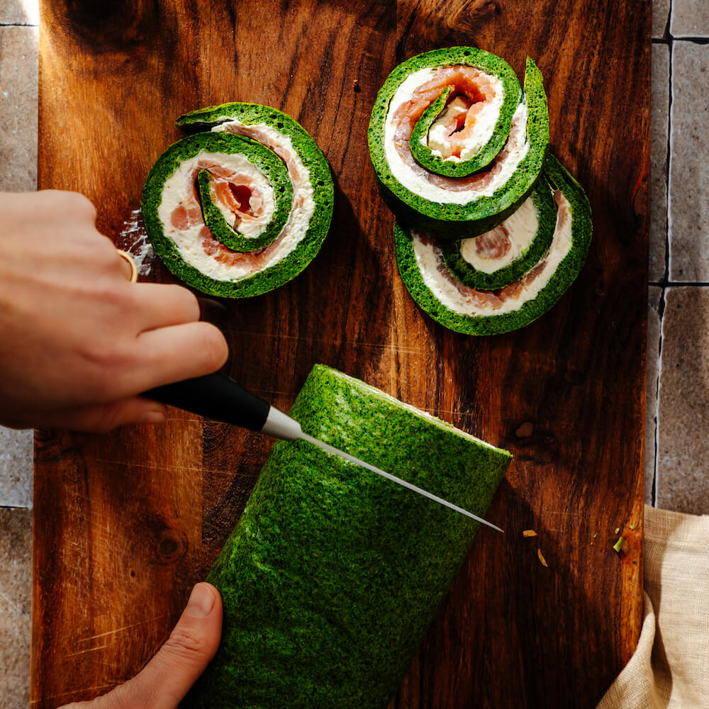 Salmon and Spinach Roulade | Recipe